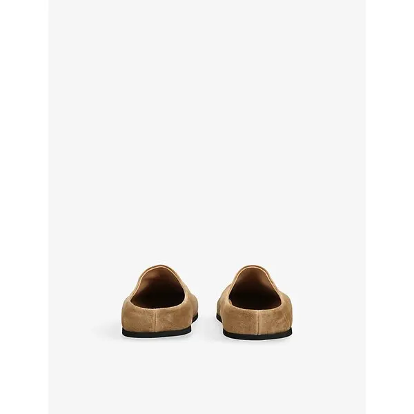 Dear Frances Vico Suede Mules - Camel
