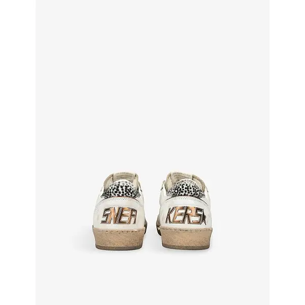 GOLDEN GOOSE Ball Star Leather Trainers - White/comb