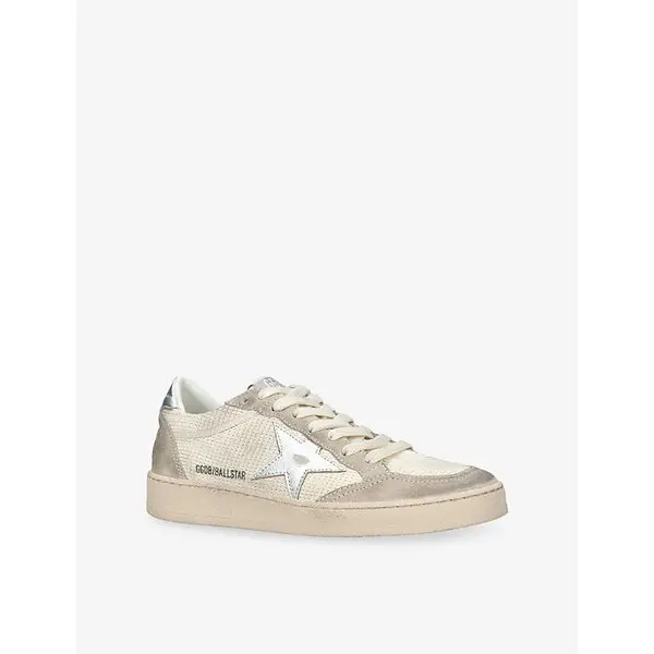 GOLDEN GOOSE Ballstar Suede And Mesh Trainers