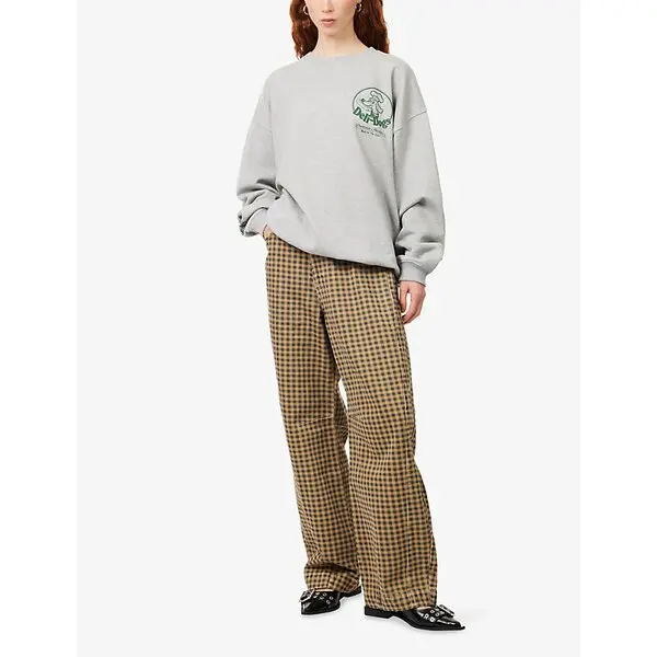 DAMSON MADDER Deli Dog Cotton-jersey Sweatshirt