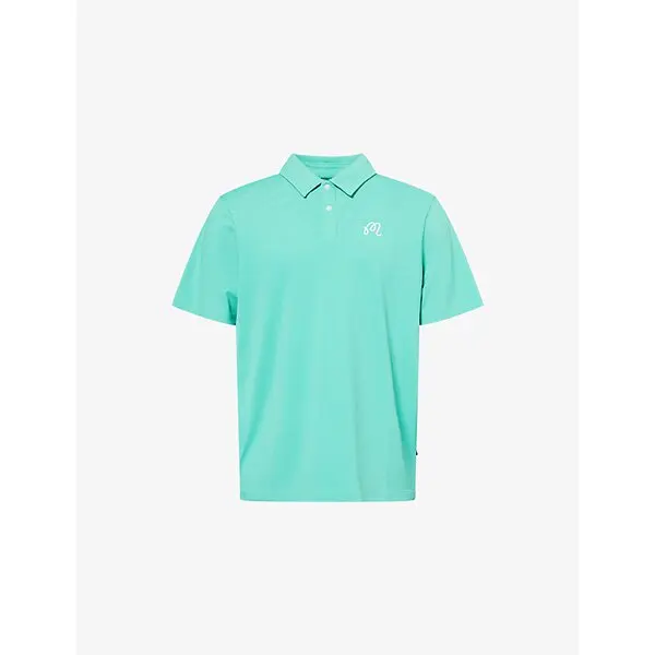 MALBON Fairway Woven Polo T-shirt