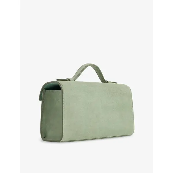Savette Symmetry Suede Top Handle Bag
