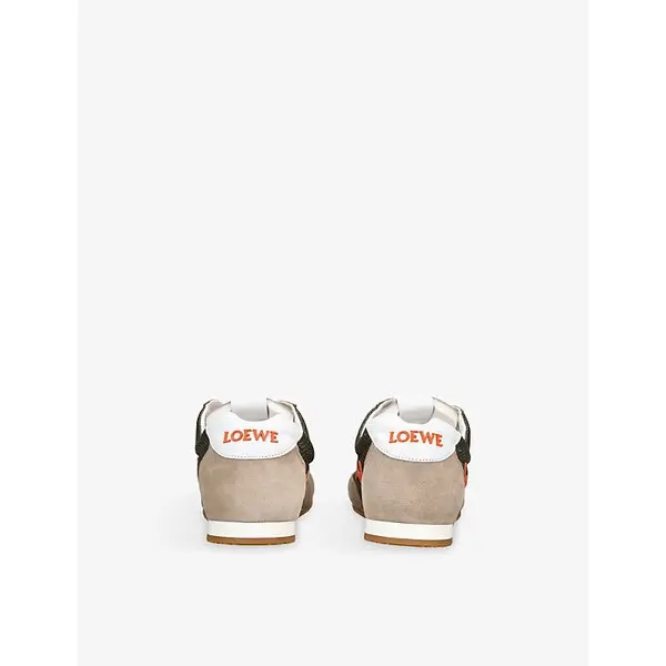 Loewe Ballet Runner 2.0 Suede Trainers - Khaki