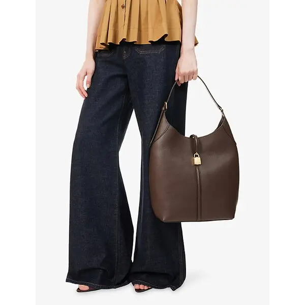 DEMELLIER The Siena Leather Bucket Shoulder Bag - Mocha