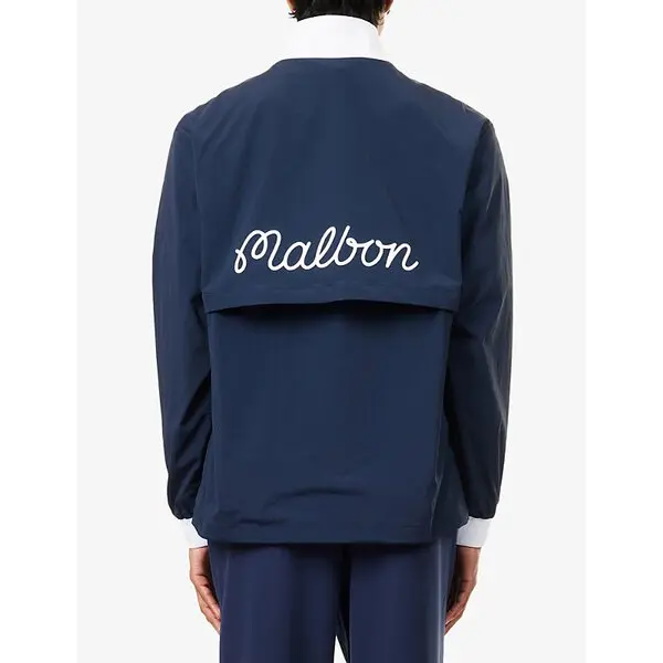 MALBON Cascade Chest-pocket Woven Windshirt
