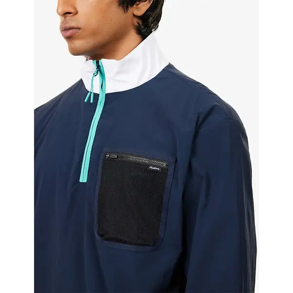 MALBON Cascade Chest-pocket Woven Windshirt
