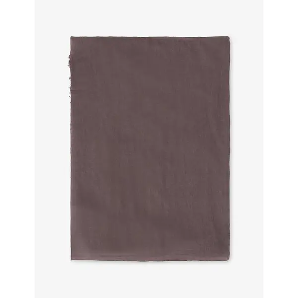 Rick Owens Emily Wool, Silk And Cashmere Scarf - Grape