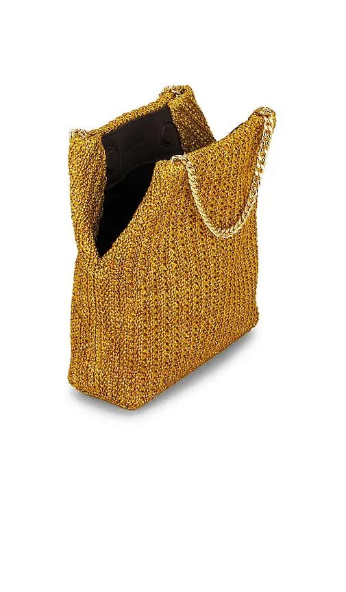 Veronica Beard Small Raffia Slouch Bag
