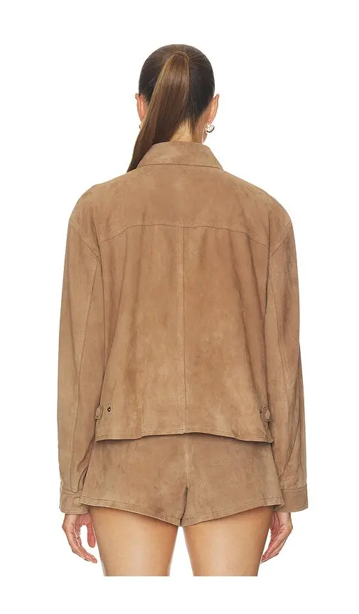 FRAME Suede Utility Jacket