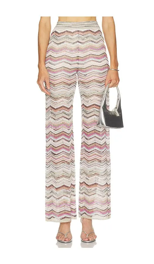 Missoni Zigzag Knit Trousers - Multi