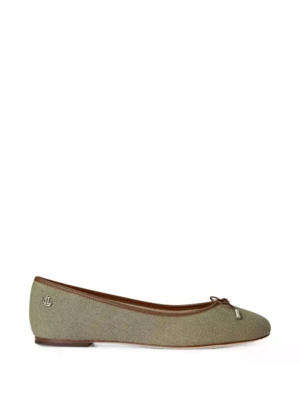 Ralph Lauren Jayna Ballet Flats - Green
