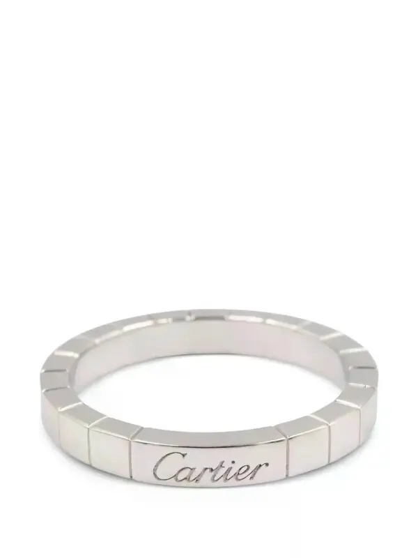 Cartier 18k White Gold Laniere Ring - Silver