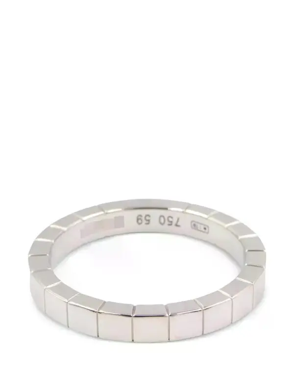Cartier 18k White Gold Laniere Ring - Silver