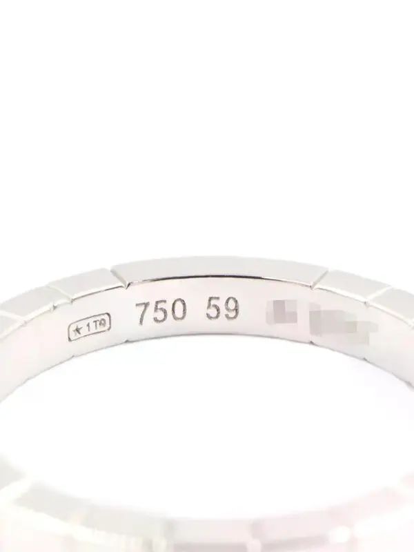 Cartier 18k White Gold Laniere Ring - Silver