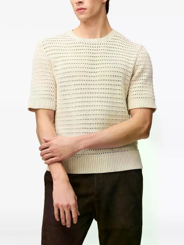 RETORI Retroi Net-stitch Cotton T-shirt
