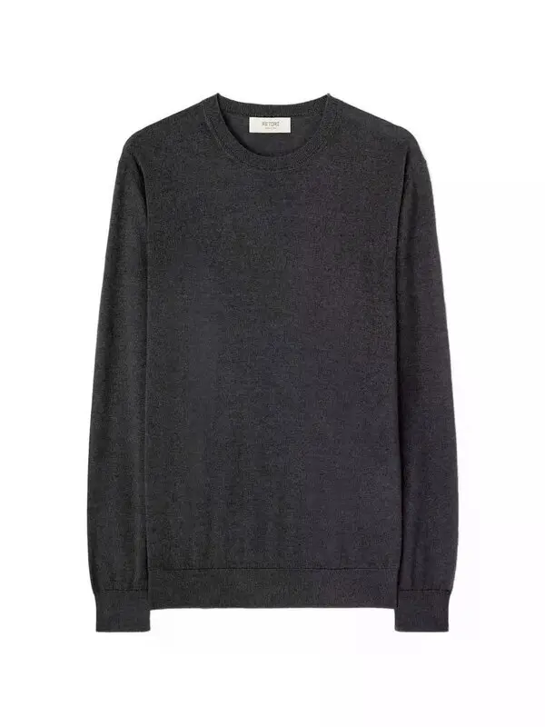 RETORI Retro Crew Neck Long Sleeve Sweater