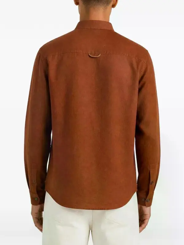 RETORI Band-collar Half-placket T-shirt