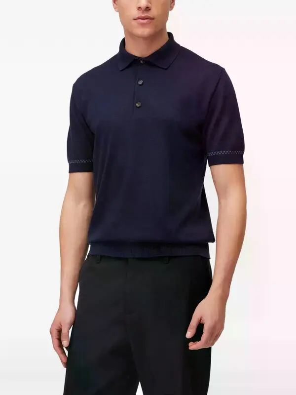 RETORI Damier-patterned Polo Shirt