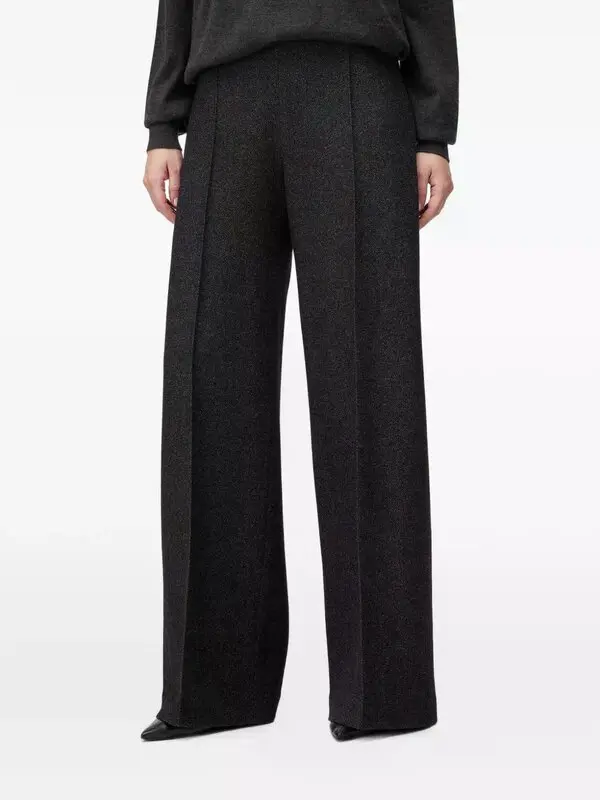 RETORI Pleated Wide-leg Wool Trousers