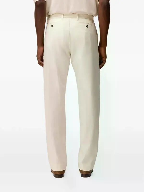 RETORI Belted Cotton Gabardine Trousers