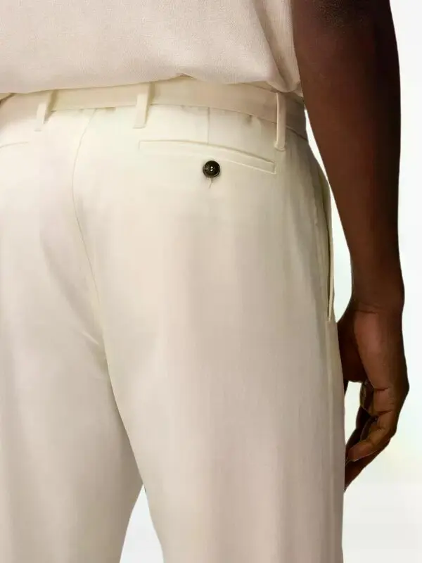 RETORI Belted Cotton Gabardine Trousers