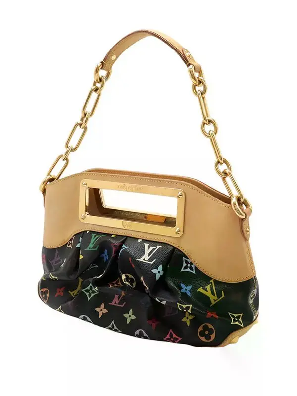LOUIS VUITTON Monogram Multicolore Judy Pm Satchel - Black