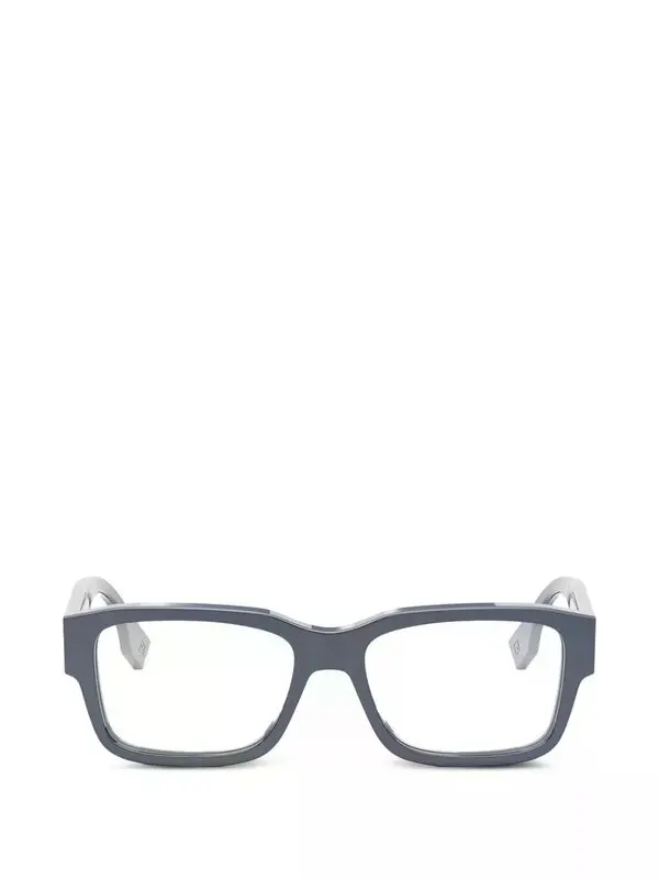 Fendi Square Frame Eyeglasses - Blue