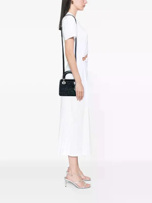Dior Mini Lady Sequin Embellished Satchel