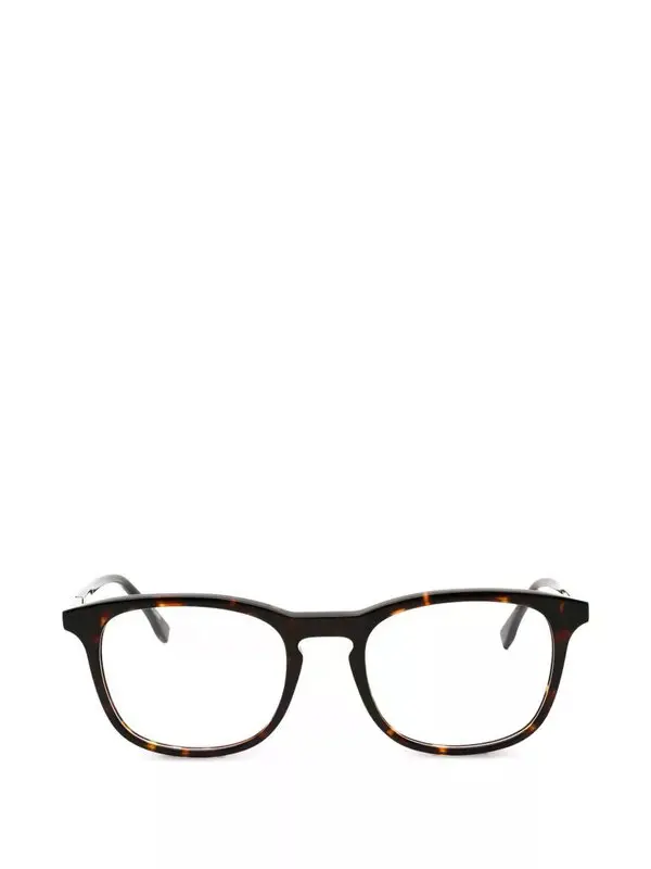 Lacoste Tortoiseshell-effect Round Frame Eyeglasses