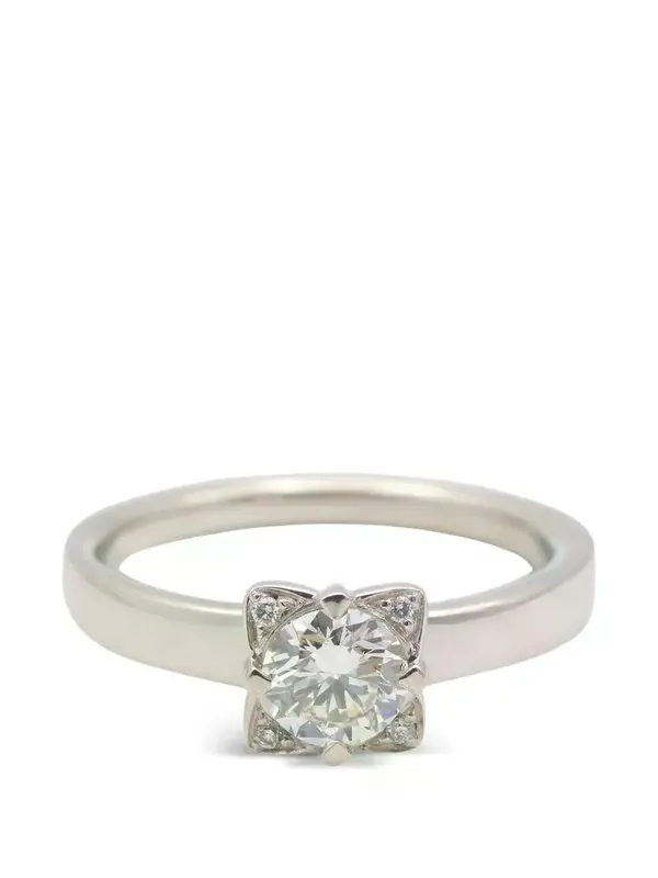 BVLGARI 2010s Dedicata A Venezia Diamond Ring - Silver