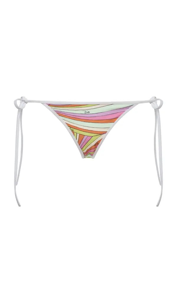 Emilio Pucci Printed Side Tie Bikini Bottoms - Print