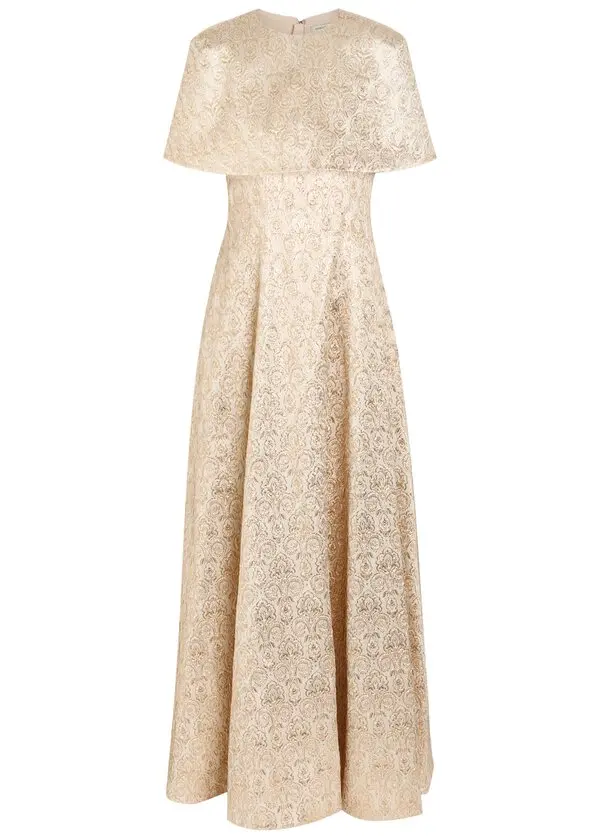 EMILIA WICKSTEAD Lucretia Floral-jacquard Gown