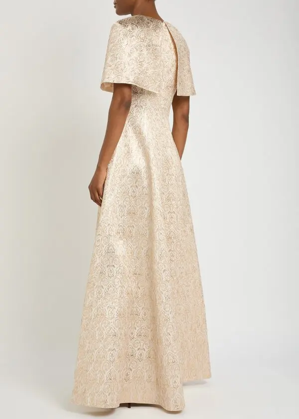 EMILIA WICKSTEAD Lucretia Floral-jacquard Gown