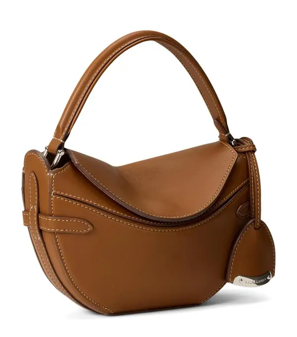 Ralph Lauren Mini Leather Cross-body Bag - Brown