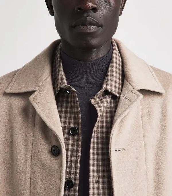 Pal Zileri Wool-silk Funnel Neck Sweater