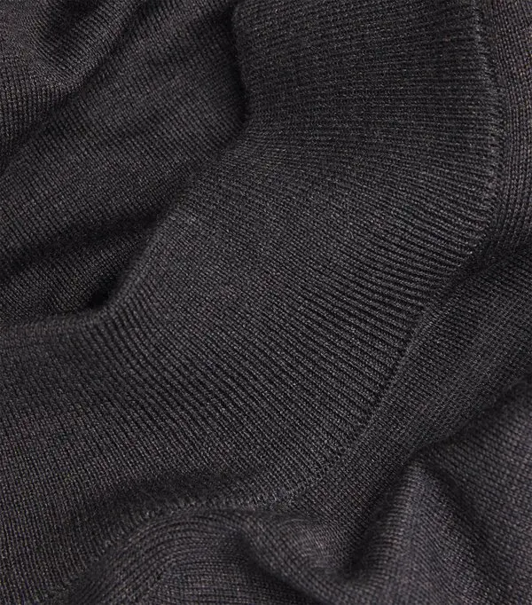 Pal Zileri Wool-silk Funnel Neck Sweater