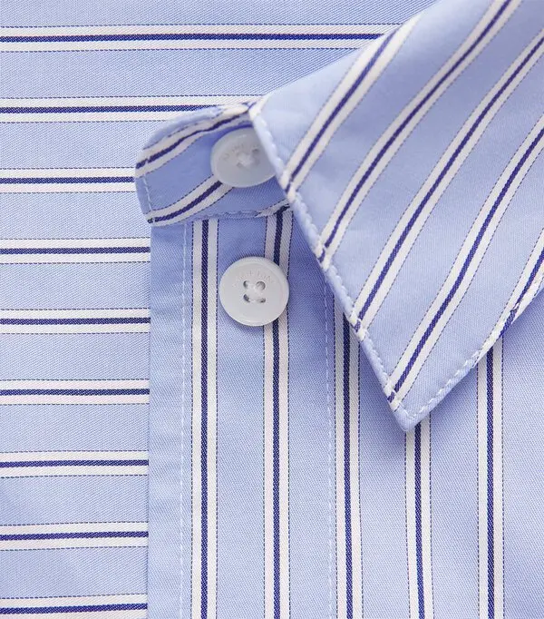ANINE BING Oversized Striped Cotton Shirt