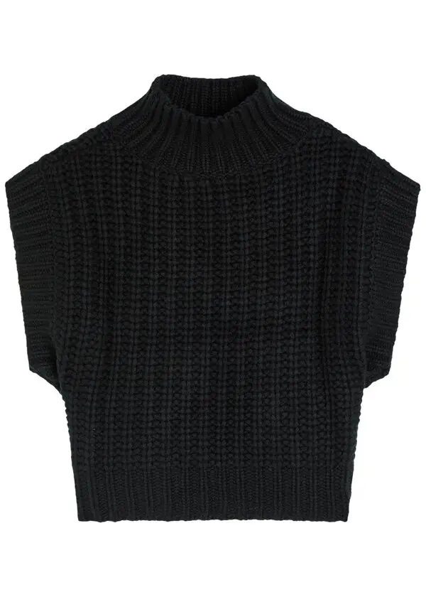 SKIIM Chunky Ribbed-knit Cashmere Vest