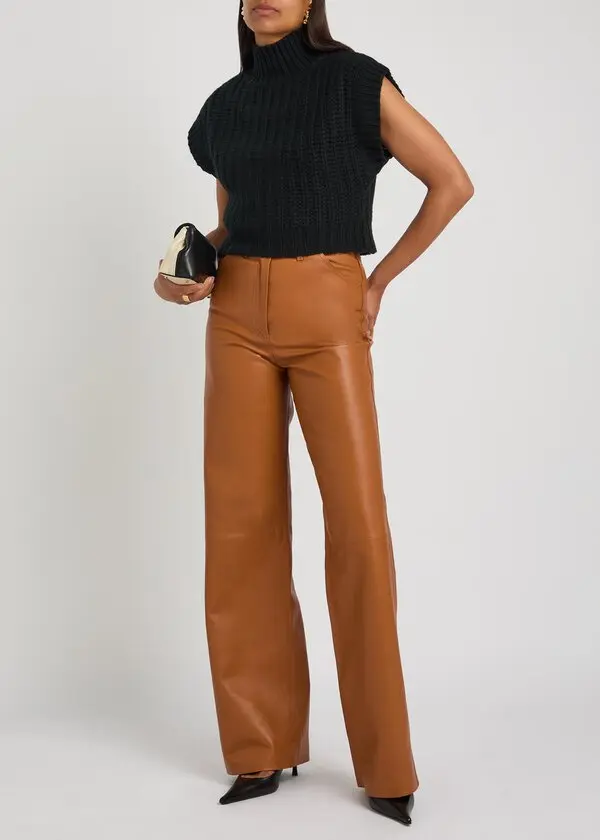 SKIIM Chunky Ribbed-knit Cashmere Vest