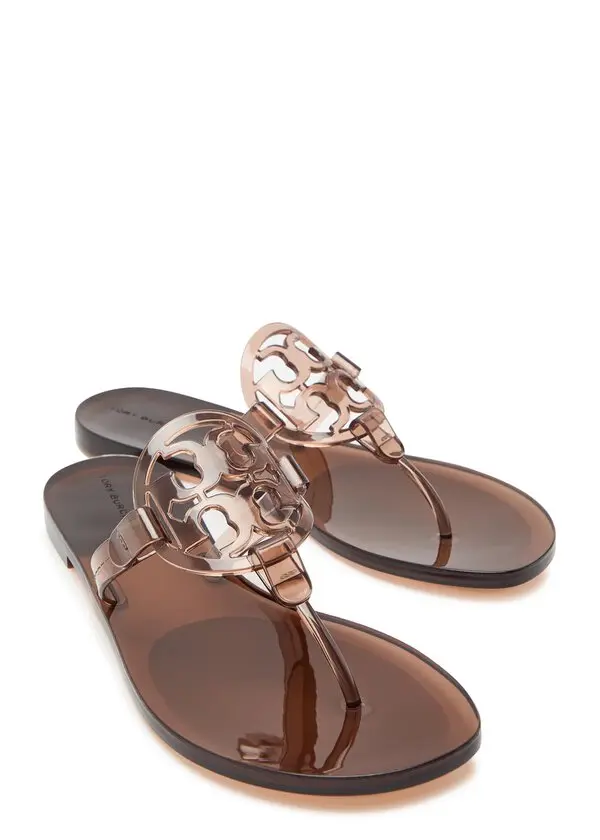 Tory Burch Miller Logo Jelly Thong Sandals