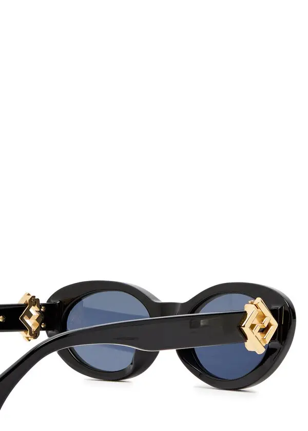 Fendi Cat Eye Sunglasses With Ff Plaque