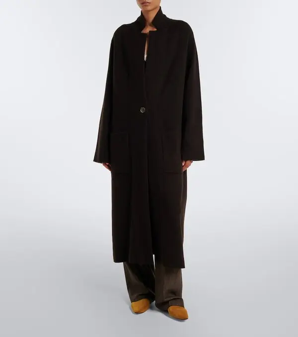 LISA YANG Amie Cashmere Coat - Brown