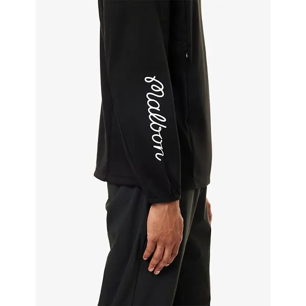 MALBON Long-sleeve Quarter-zip Woven Pullover
