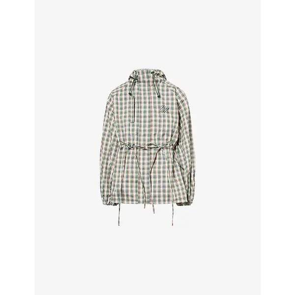 DAMSON MADDER Checked Woven Raincoat - Multi