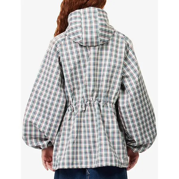 DAMSON MADDER Checked Woven Raincoat - Multi