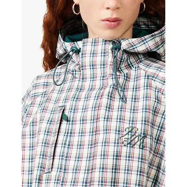 DAMSON MADDER Checked Woven Raincoat - Multi
