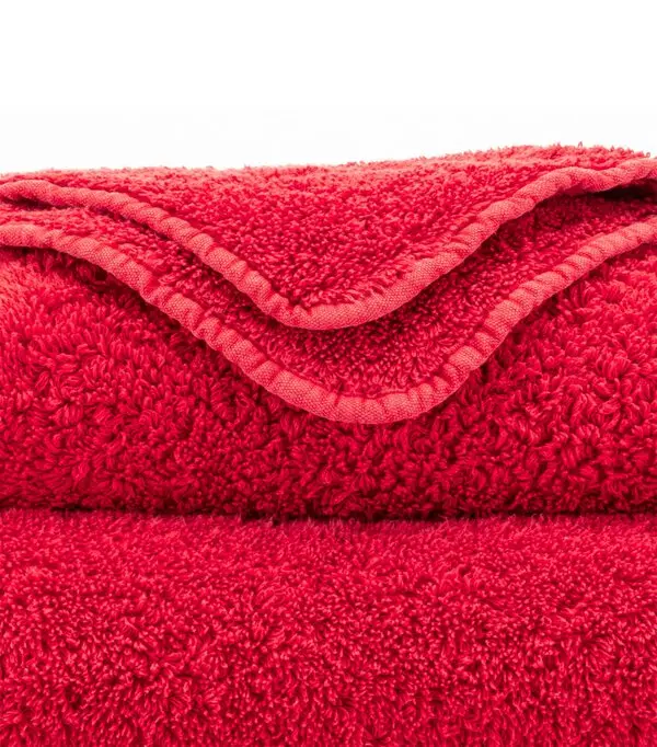ABYSS & HABIDECOR Egyptian Cotton Super Pile Bath Sheet - Red