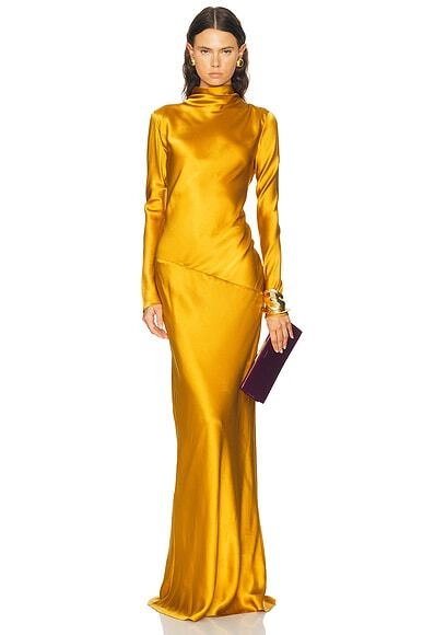 Tove Gio Maxi Dress - Gold
