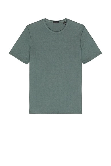 Theory Essential Tee - Light Pine Grove