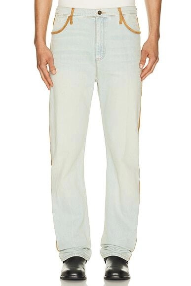 AUSTIN POST Leather Edge Highland Slim Cut Jean